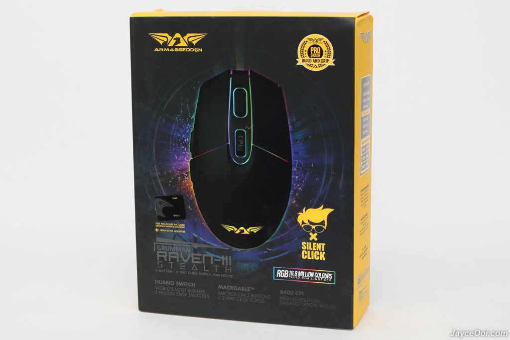 MOUSE GAMING ARMAG RAVEN III STEALTH – Unik Creations