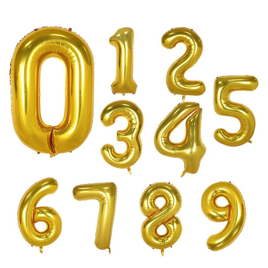 BALLOON FOIL NUMBER 32″ – Unik Creations